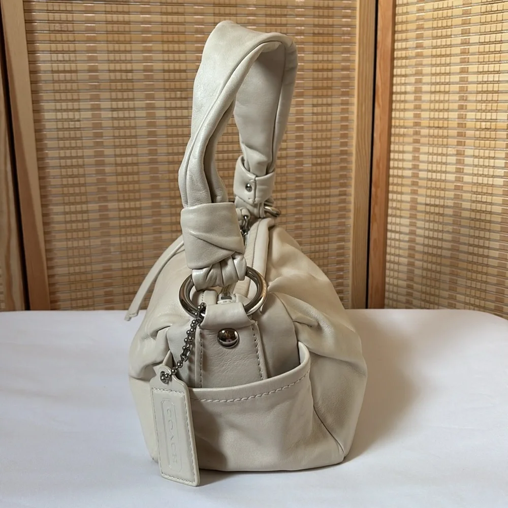 Coach | Bags | Coach 3442 Cream Chunky Hobo Bag Vtg | Poshmark